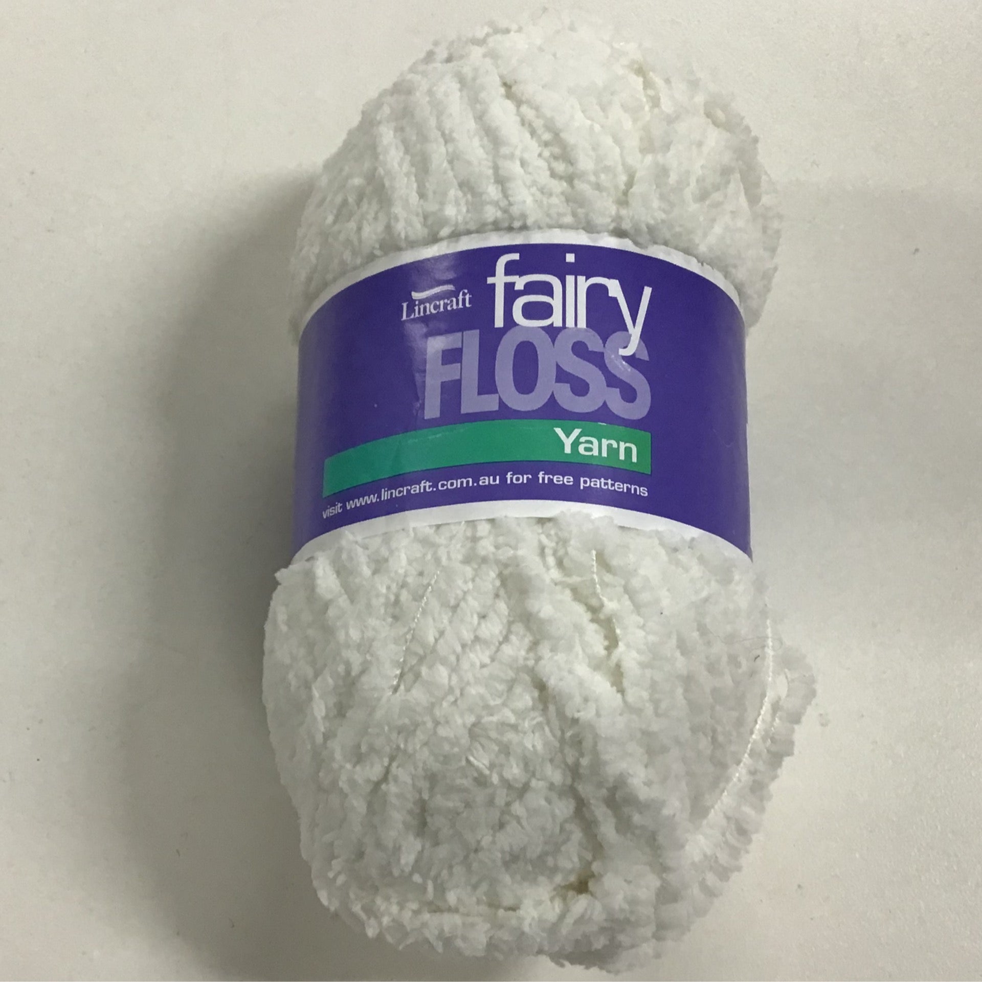 Fairy Floss - White - 50g - Lincraft | Gippsland Craft Emporium